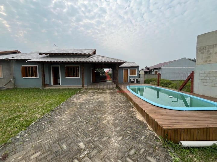 Casa Na Praia Arroio Do Sal 3 Quartos Com Piscina - Arroio do Sal