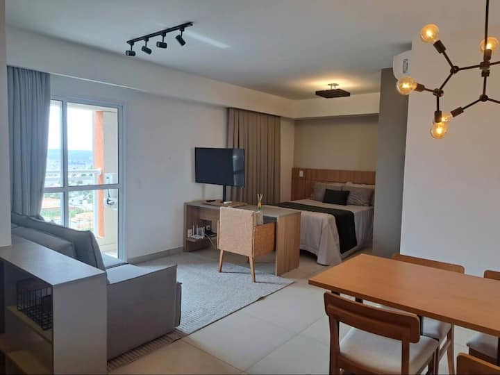 Apto Equipado E Mobiliado, Excelente Localização. - Ribeirao Preto