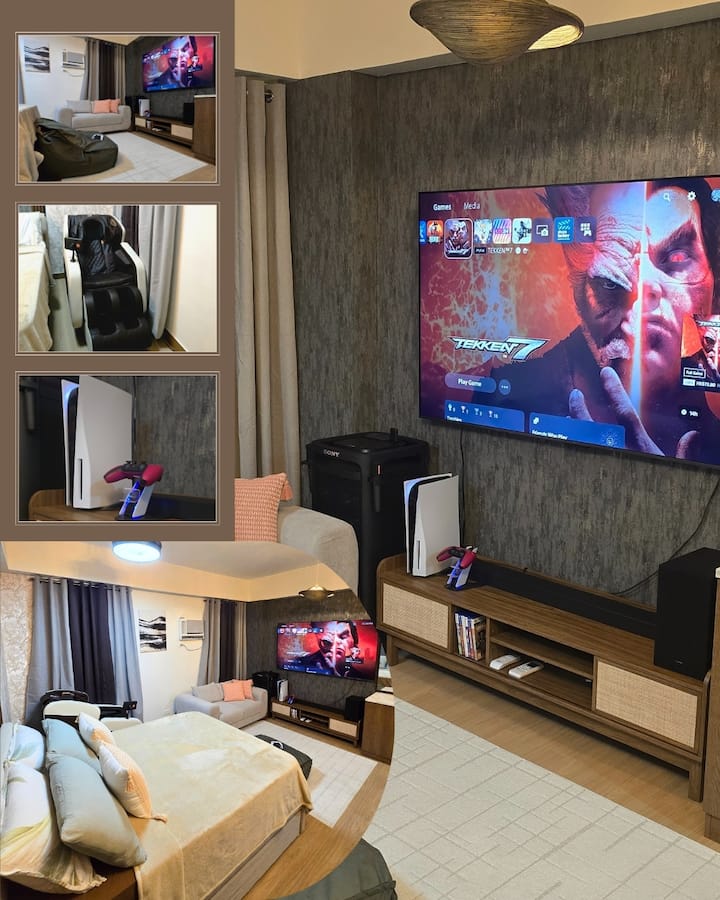 Suite W/ps5+75"tv Best Sound System &Massage Chair - General Trias