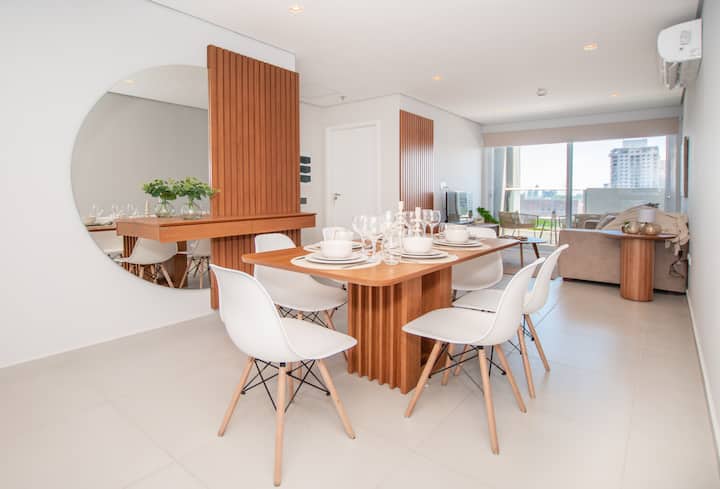 Stylish 2br | Prime Location | Balcony, Gym & Pool - Paraguay