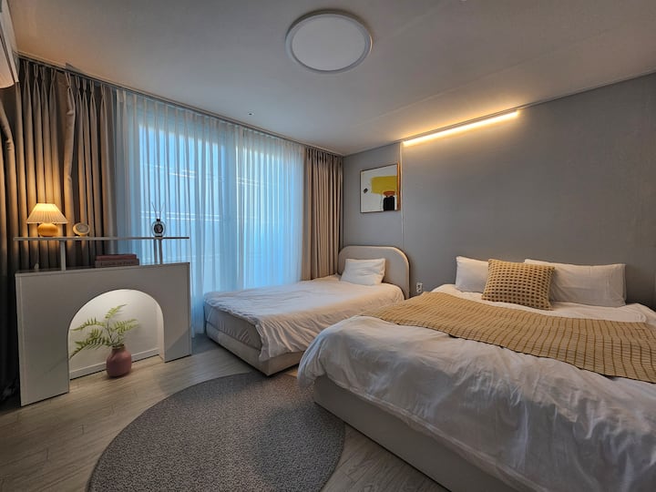 아름다운포레스트#방2개침대3개#주차가능#반려견#엘리베이터#신축#김포공항#홍대#여의도 - Gwangmyeong-si