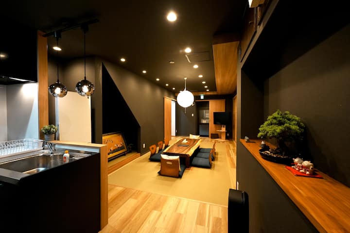 고급 일본식/킨테츠 츠루하시역 도보 15초/단독 사용/난바 전철로5분/호텔 린넨,타올사용 - Umeda