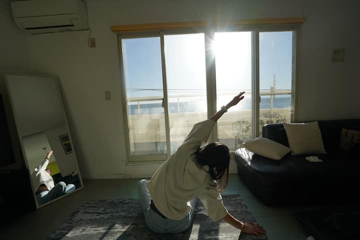 ヨガ＆瞑想オンラインセッション付き・リトリート滞在｜海の目の前の宿｜最大8名様ご宿泊可 - Kamakura