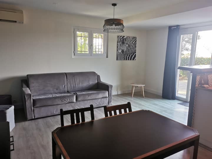 T2 Avec Terrasse Privée & Barbecue – Calme - Bastelicaccia