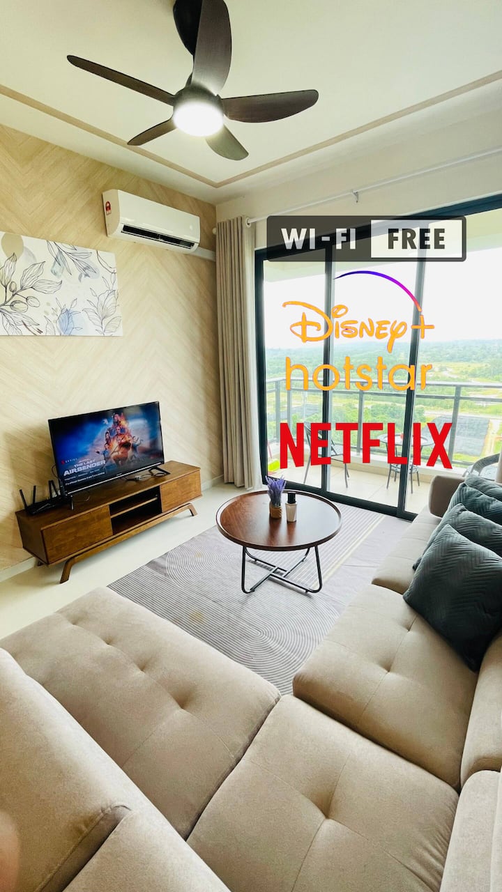 The Horizon Luxe Suite|4 Pax Forest City(20%off) - Kukup