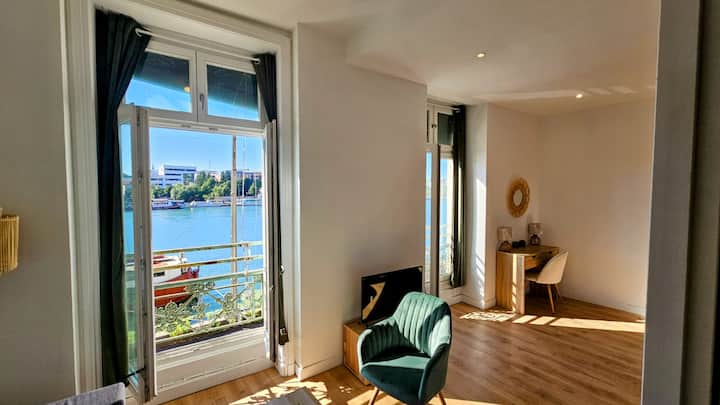 Le Beau Rousseau - Vue Saône - Parc de la Tête d'Or - Lyon