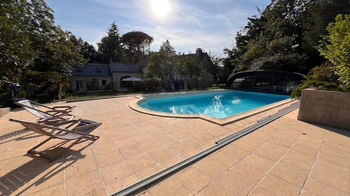 Clos Des Moriers à 2 H De Paris-piscine-12 Pers - Blois