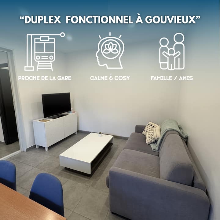 Duplex Fonctionnel Gouvieux Proche Gare - Chantilly
