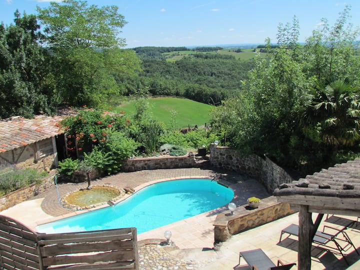 "Nouveau" Gîte Bleu Vert De Littré - Gaillac