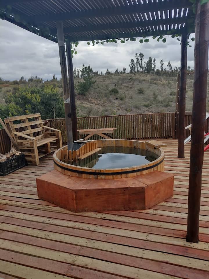 Cabaña Con Piscina Privada En Lo Zarate - Región Metropolitana de Santiago