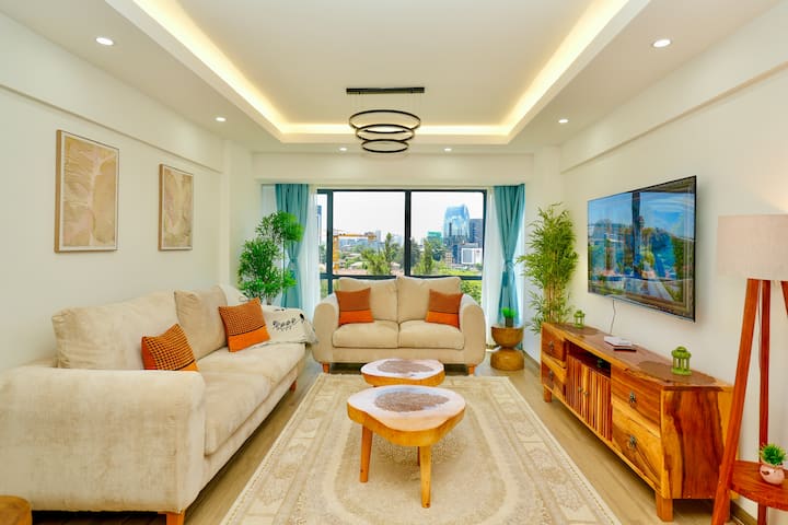 Modern 2br In Westlands | Rooftop Pool + City View - Nairobi