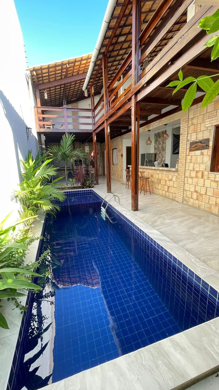 Casa De Praia á 150 Metros Da Orla Com 4 Suítes - Camocim