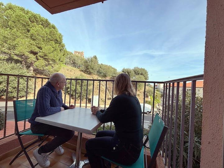 Pied à Terre Proche Centre.(balcon, Clim, Parking) - Collioure