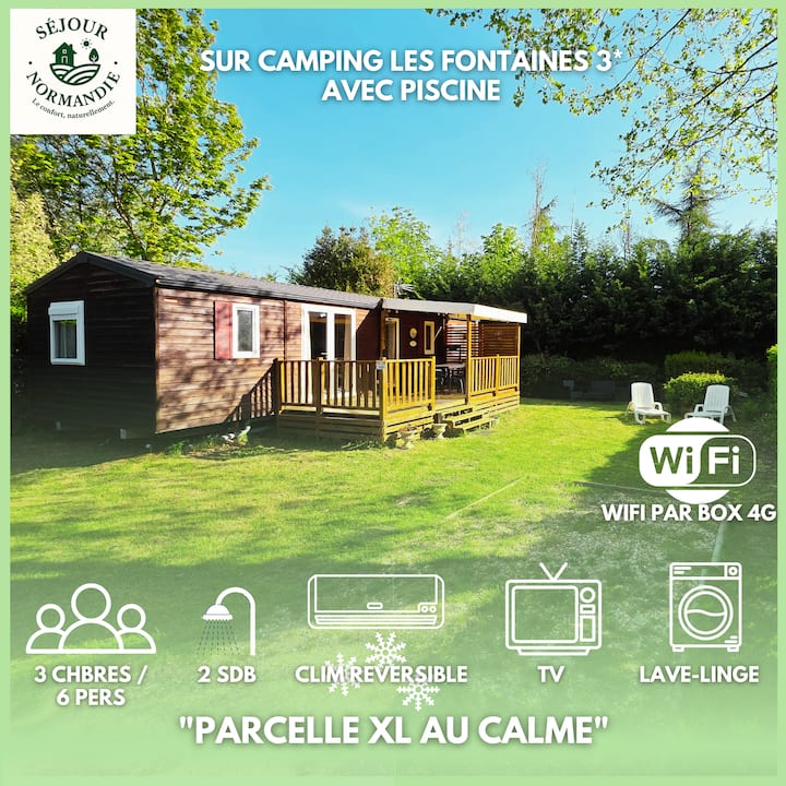 Mh 6 Pers 2 Sdb Clim Lave-linge Tv Wifi Au Calme - Anet