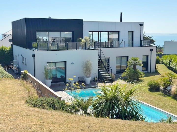 "L'écrin De La Rognouse" Villa 10 Convives/vue Mer - Langueux