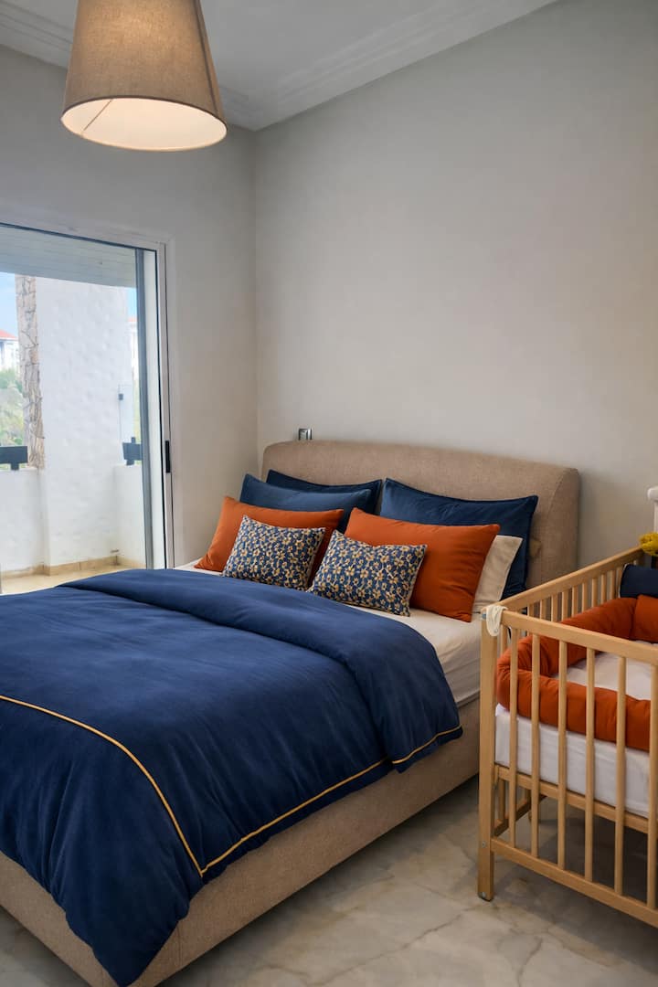 Appartement Luxueux 2ch à Marina Golf - Asilah