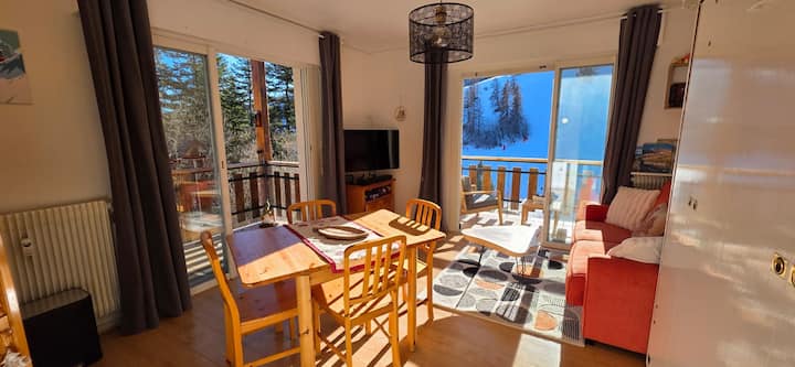 Studio Avec Terrasses, Face Aux Pistes à Valberg. - Valberg