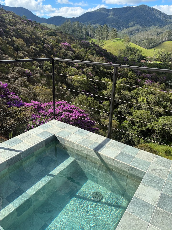 Cabana Em Sfx, Piscina Aquecida E Banheira C Vista - Brazil