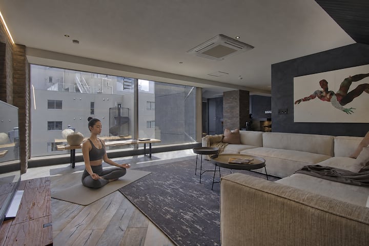 The Brick Base Yokohama 2 Br Mth Stay Penthouse - Minatomirai