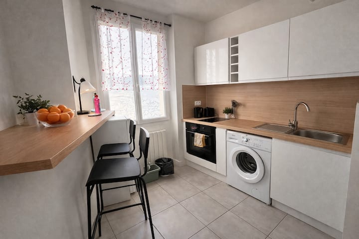 Studio Proche Gare —> Genève Long / Court Séjour - Gaillard