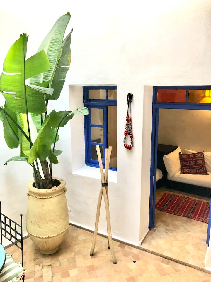 Riad Miel Et Cannelle : Patio, Terrasse, Rooftop. - Essaouira