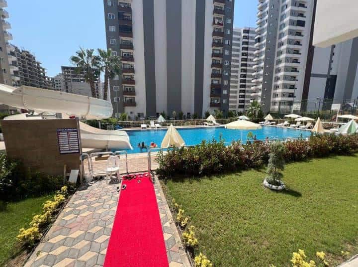 Шикарная 1+1 уютная квартира у моря с кухней - Mersin