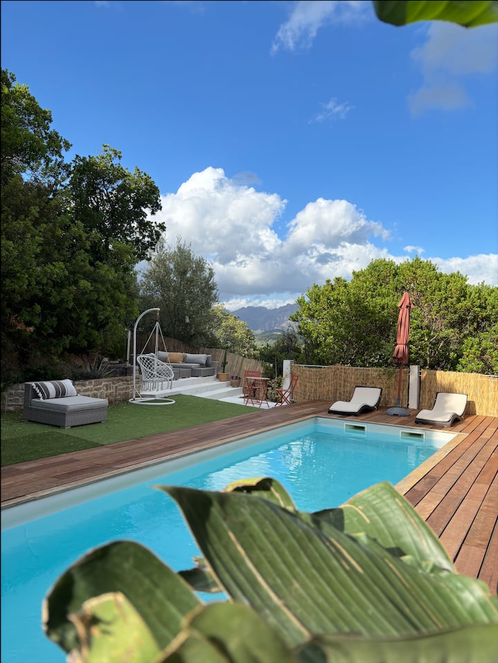 Casa Alta Bianca : Villa Piscine+studio - Propriano