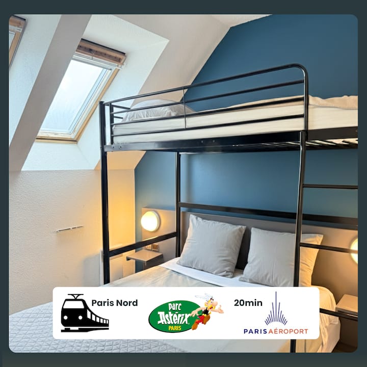 Chambre Triple - Paris - Cdg - Asterix -Chantilly - Chantilly