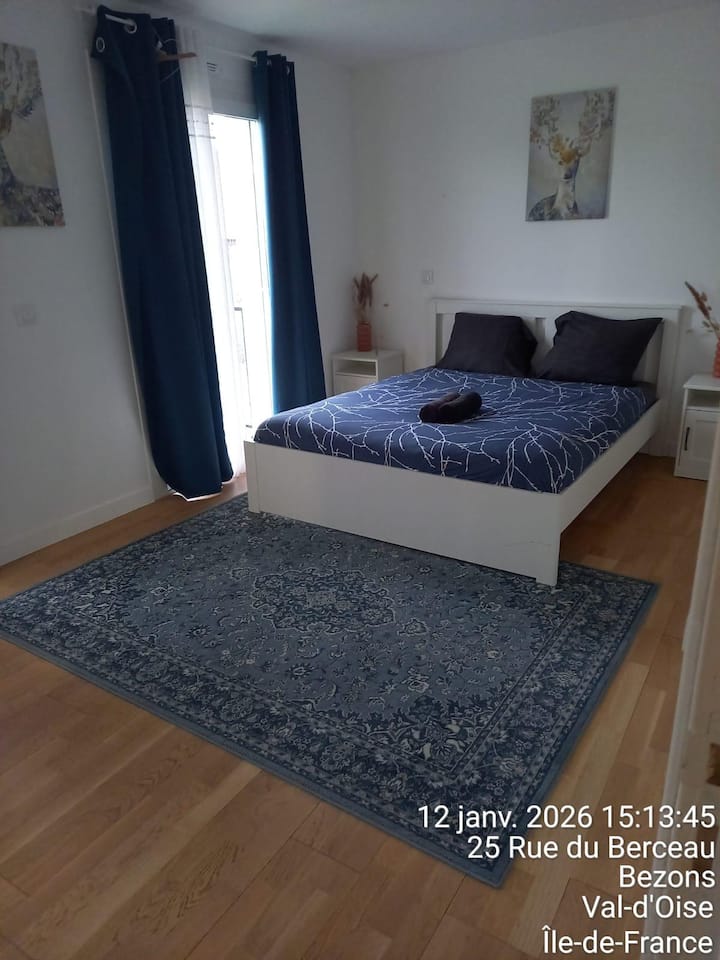 L'ecrin De Bezons - Maison Pour 9 Pers Avec Jardin - ibis budget Bezons Rives De Seine