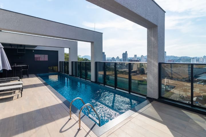 Loft - Conforto E Tecnologia Prox. A Oktoberfest - Blumenau