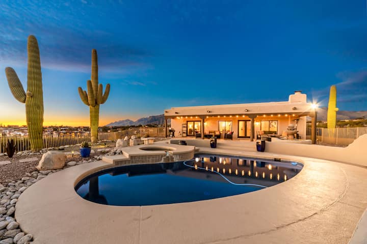 Hill Top Pool W/amazing Mountain City Views Epic - Catalina Foothills, AZ