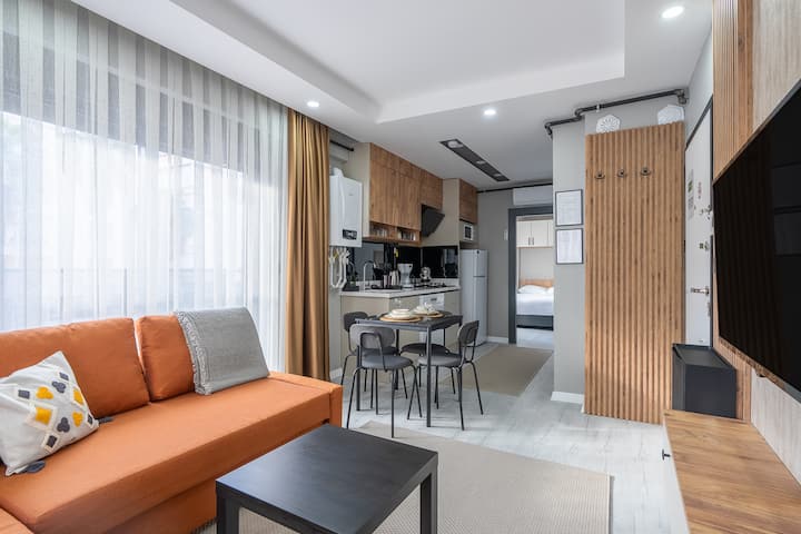 Comfortable Home | 1br | Fast Wifi | 4 Guests N13 - Antalya