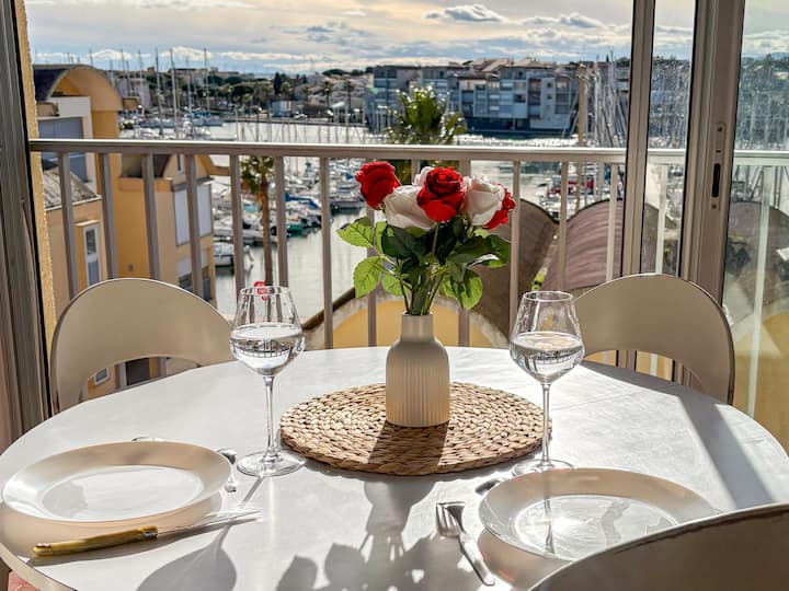 Charmant Studio Avec Vue Sur Le Port - Gruissan