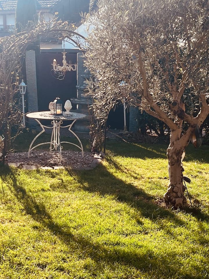 Gemütliche Ferienwohnung Mit Schönem Garten - Bartenheim