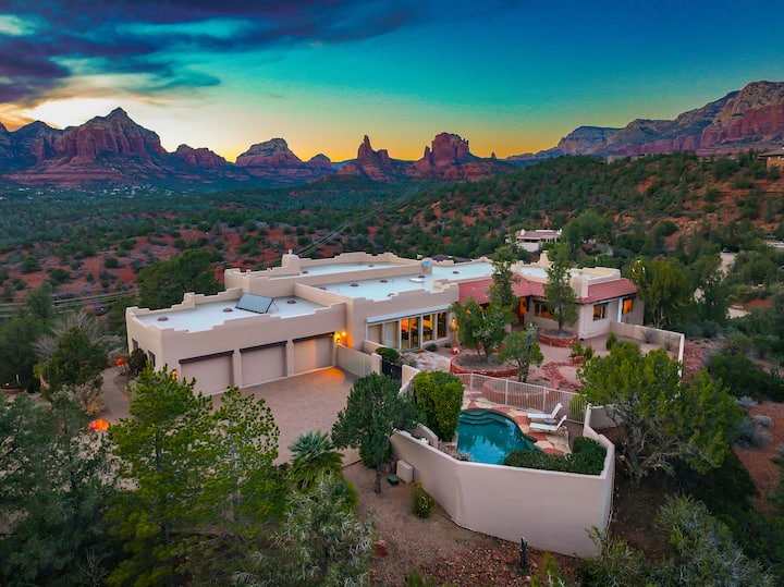 Private Red Rock Retreat: Pool, Spa, Sauna, Uptown - Sedona, AZ