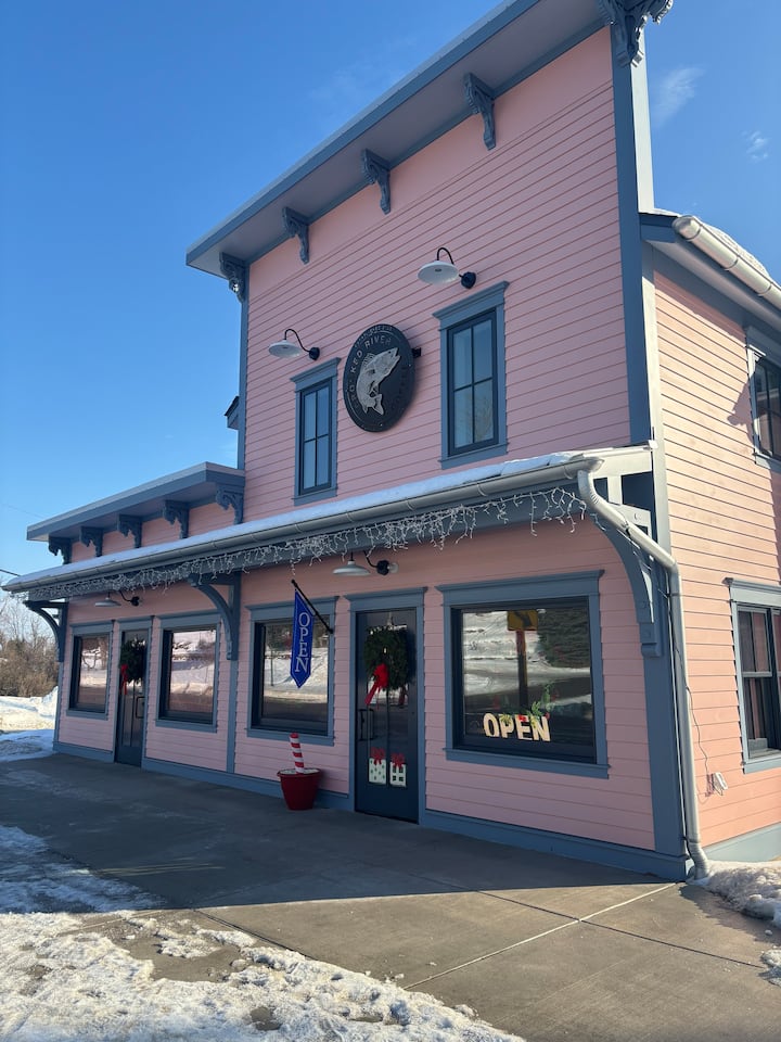 Brand New Riverfront Retreat In Downtown Alanson - Burt Lake, MI