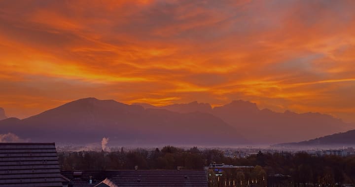 Vue Lac & Montagnes • T2 Moderne • Parking Gratuit - Lake Annecy