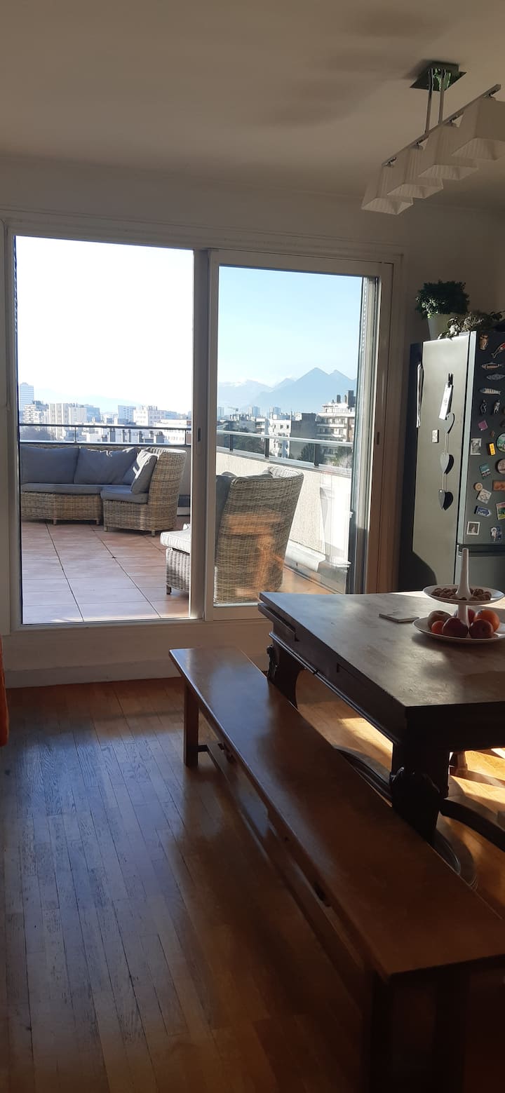 Appartement Spacieux Panoramique - Grenoble