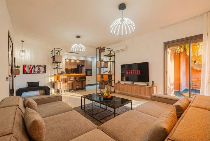 Luxury One Bed Apartment In The Heart Of Gueliz - Marrakech