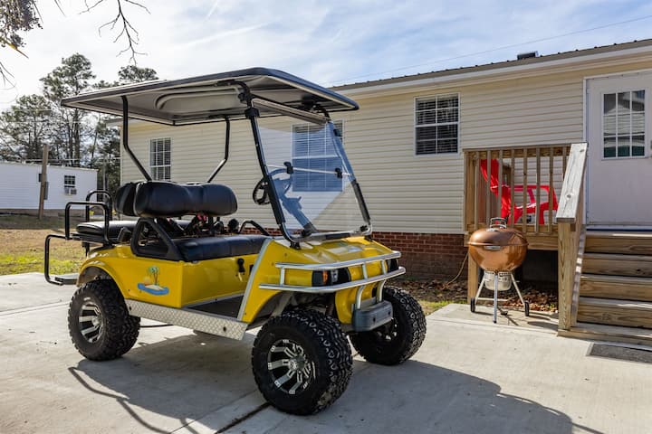 Soundside + Golf Cart | Relaxing Coastal Stay - Emerald Isle, NC