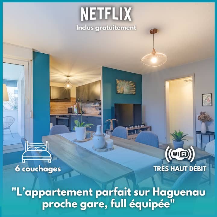 Haguenau • 2 Ch • 2 Lits 160 • Terrasse • 6 Pers - Haguenau