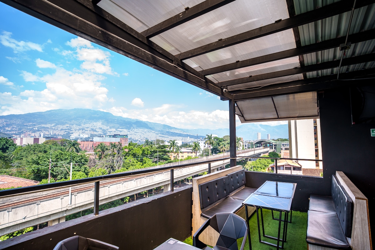 Modern Loft Medellin | Window, AC & Kitchen, Coffee - Flats for Rent in ...