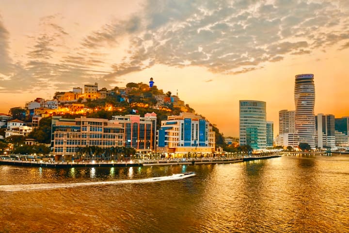 Puerto Santa Ana | Luxury|2br+parking+social Areas - Ecuador