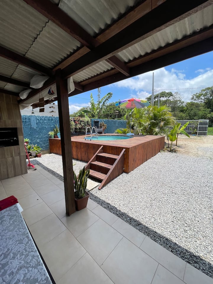 Casa Na Praia Localização Apenas 300 Metros Do Mar - Matinhos
