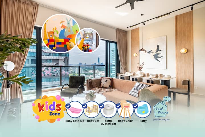 Baby Elephant Home W Slide 12pax Kids Friendly - Kuala Lumpur