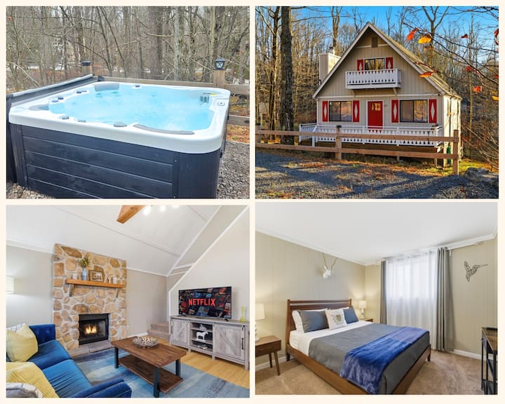 Hot Tub, Firepit, Ps5, Game Room, Ac/heat, Wi-fi - Arrowhead Lake, PA
