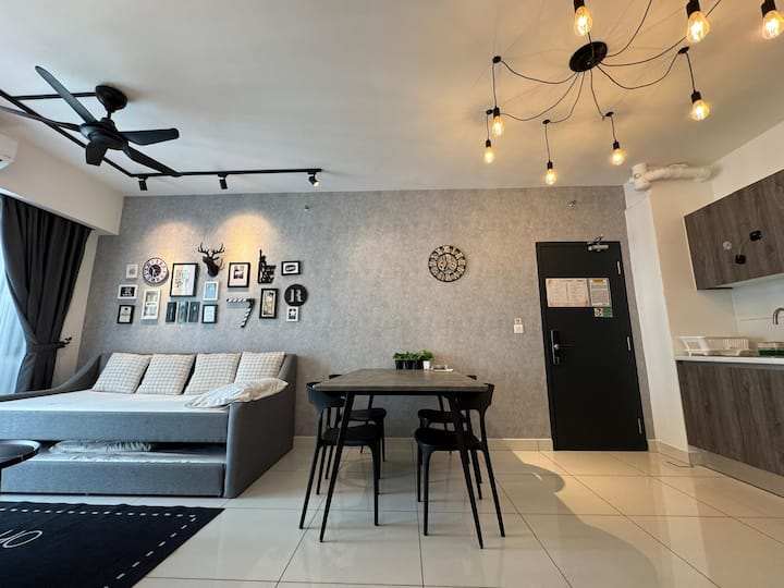 B2913a Edumetro@subang/sunway/6pax3room Freewi-fi - Subang Jaya