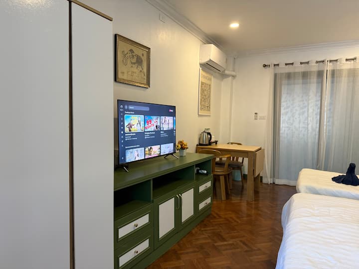 清迈大学后门 | 现代简约亲子家庭房｜可住3人  Cmu Family Room 3 People - Chiang Mai