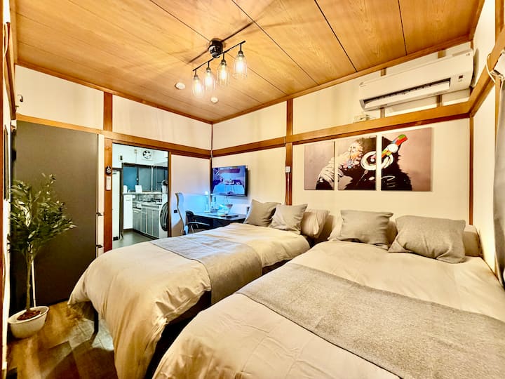 4m Univ Niigata/studio/wifi 100mbps/lave-linge - Japan