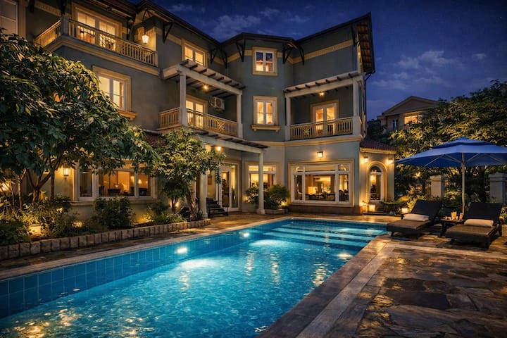 Villa Four Seasons/large Pool/garden Bbq/ktv/bida - Ho Chi Minh City